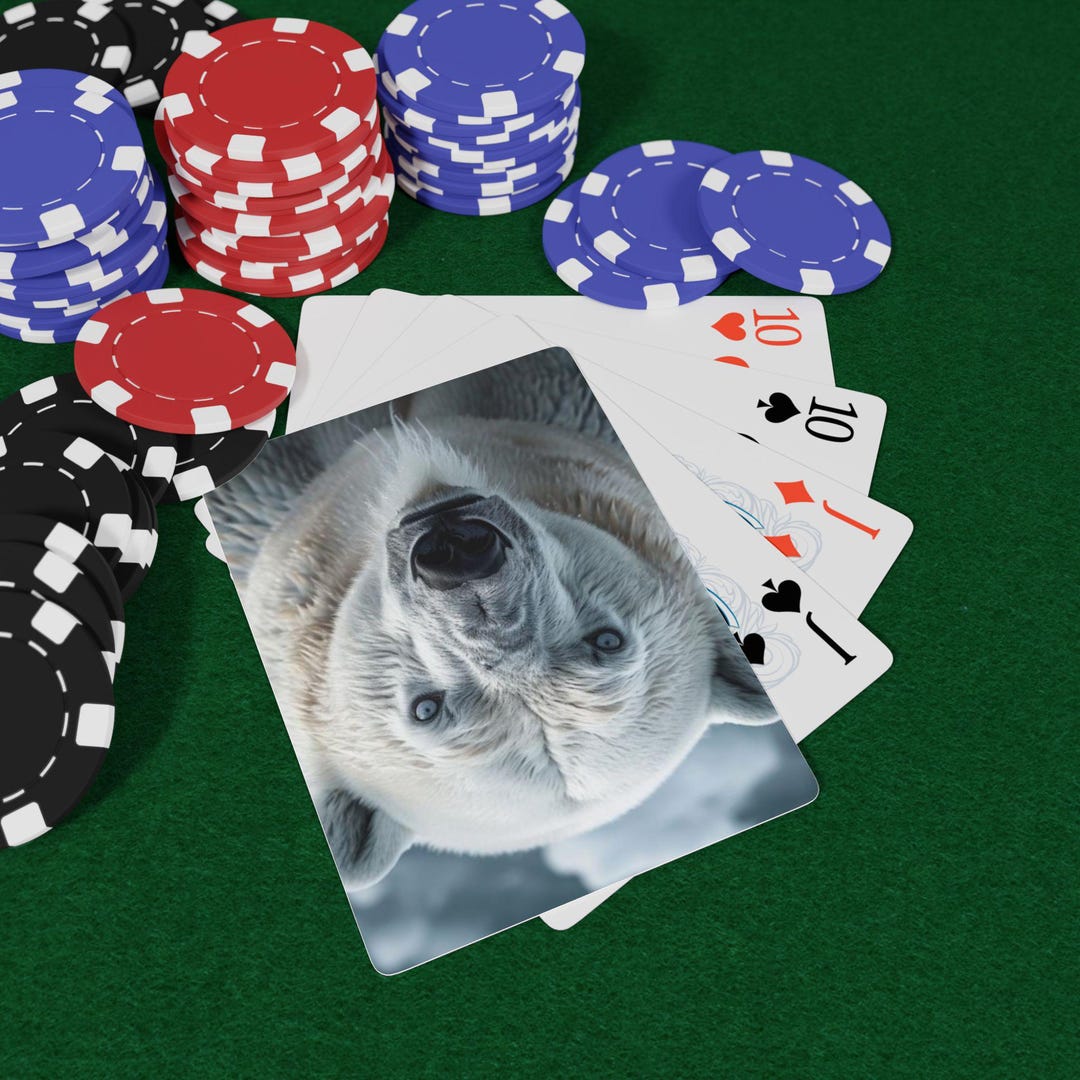 Polar Bear Poker Playing Cards - Unique Card Deck for Game Night, Card ...