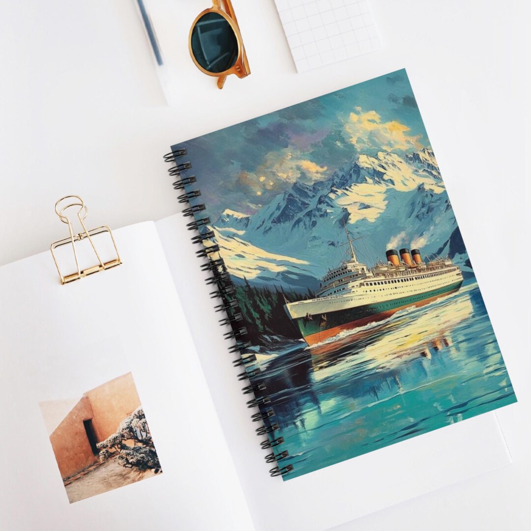 Alaskan Cruise Spiral Notebook - Perfect for Travel Lovers, Journal ...