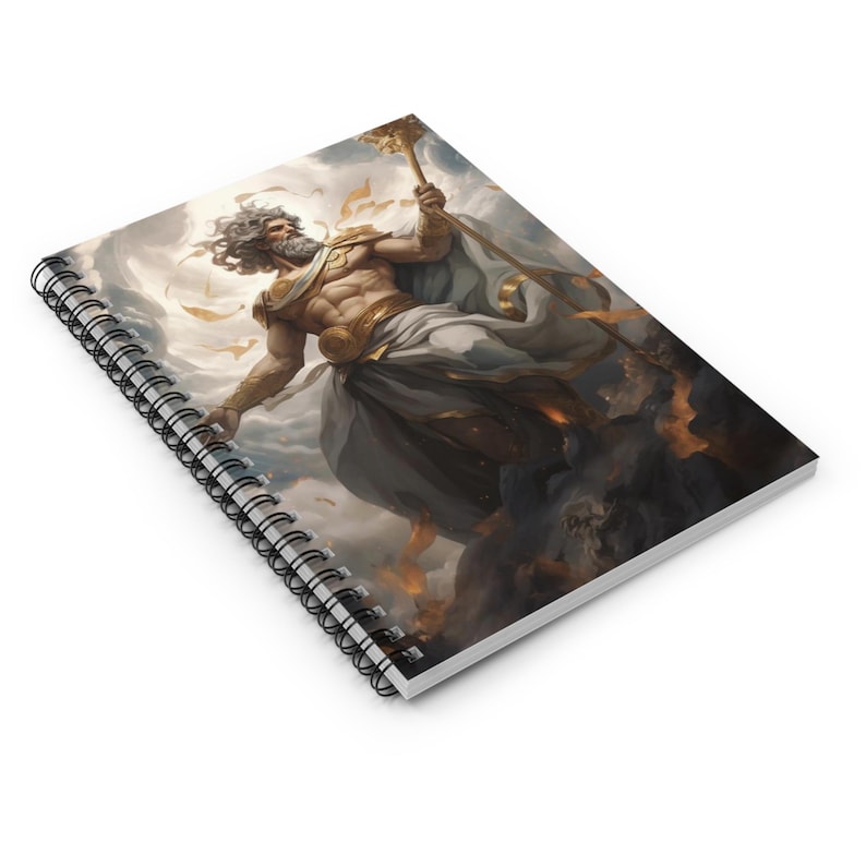Greek Gods Spiral Notebook - Ruled Line, Greek God Journal, Artistic ...