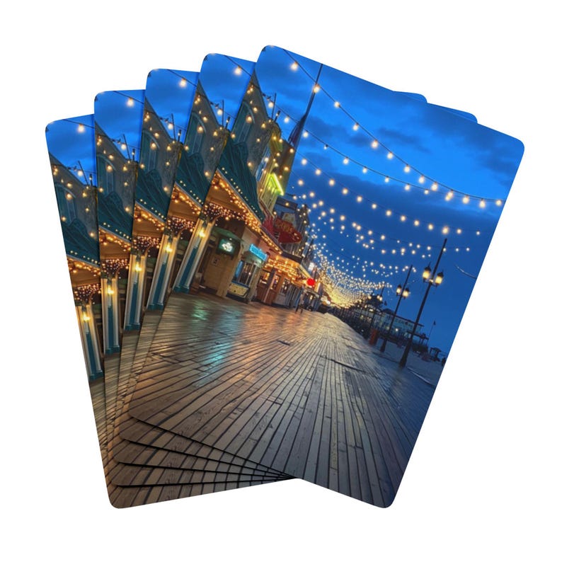 Ocean City Boardwalk Playing Cards - Beach and Coastal Views Deck ...
