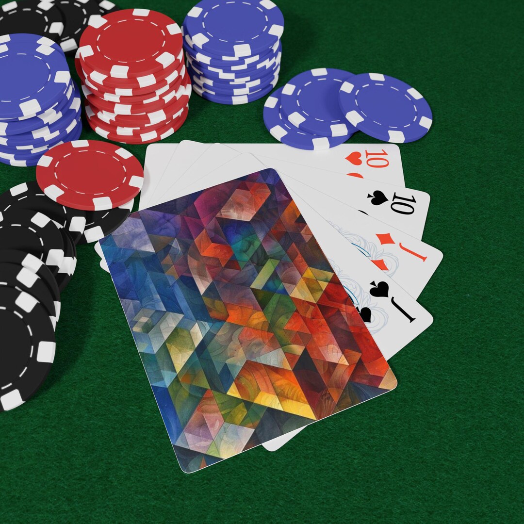 Tessellations Poker Playing Cards Set, Colorful Card Deck, Perfect Gift ...