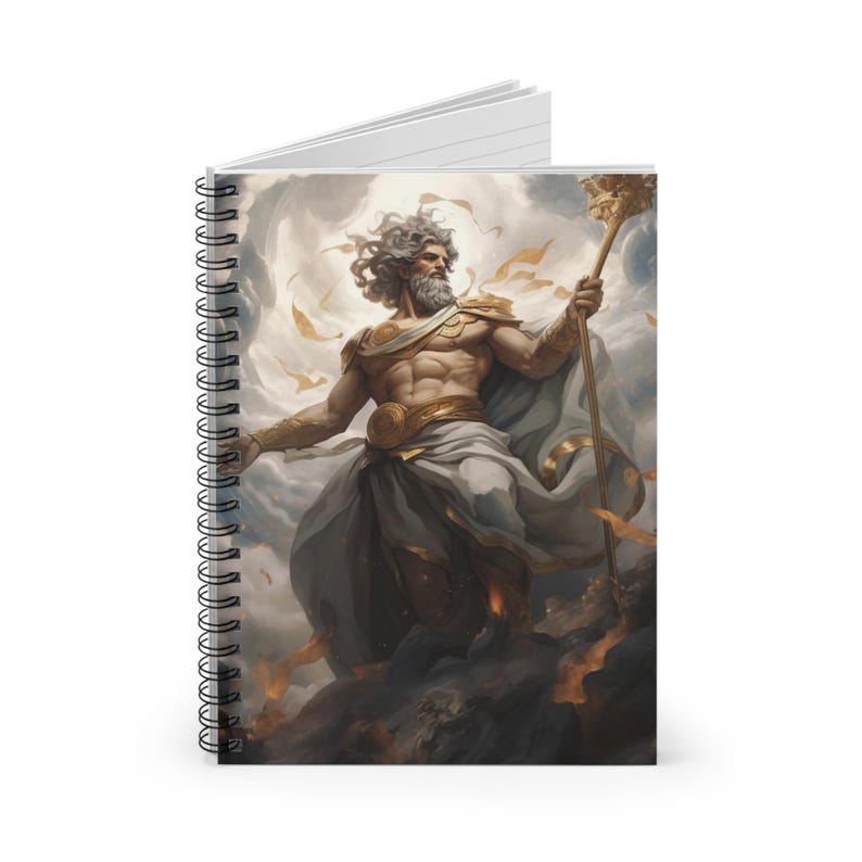 Greek Gods Spiral Notebook - Ruled Line, Greek God Journal, Artistic ...
