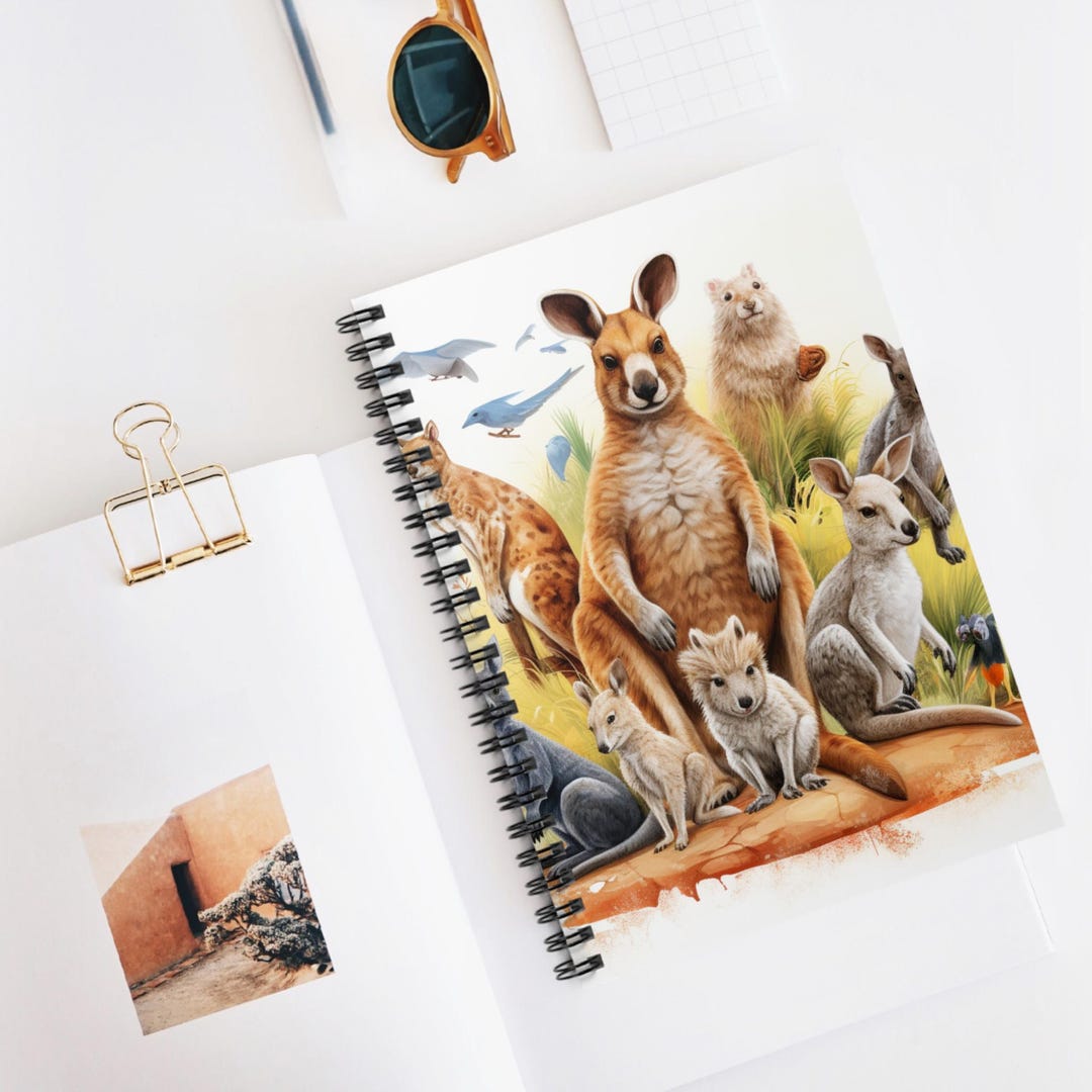 Australia Animals Spiral Notebook - Perfect for Nature Lovers and ...