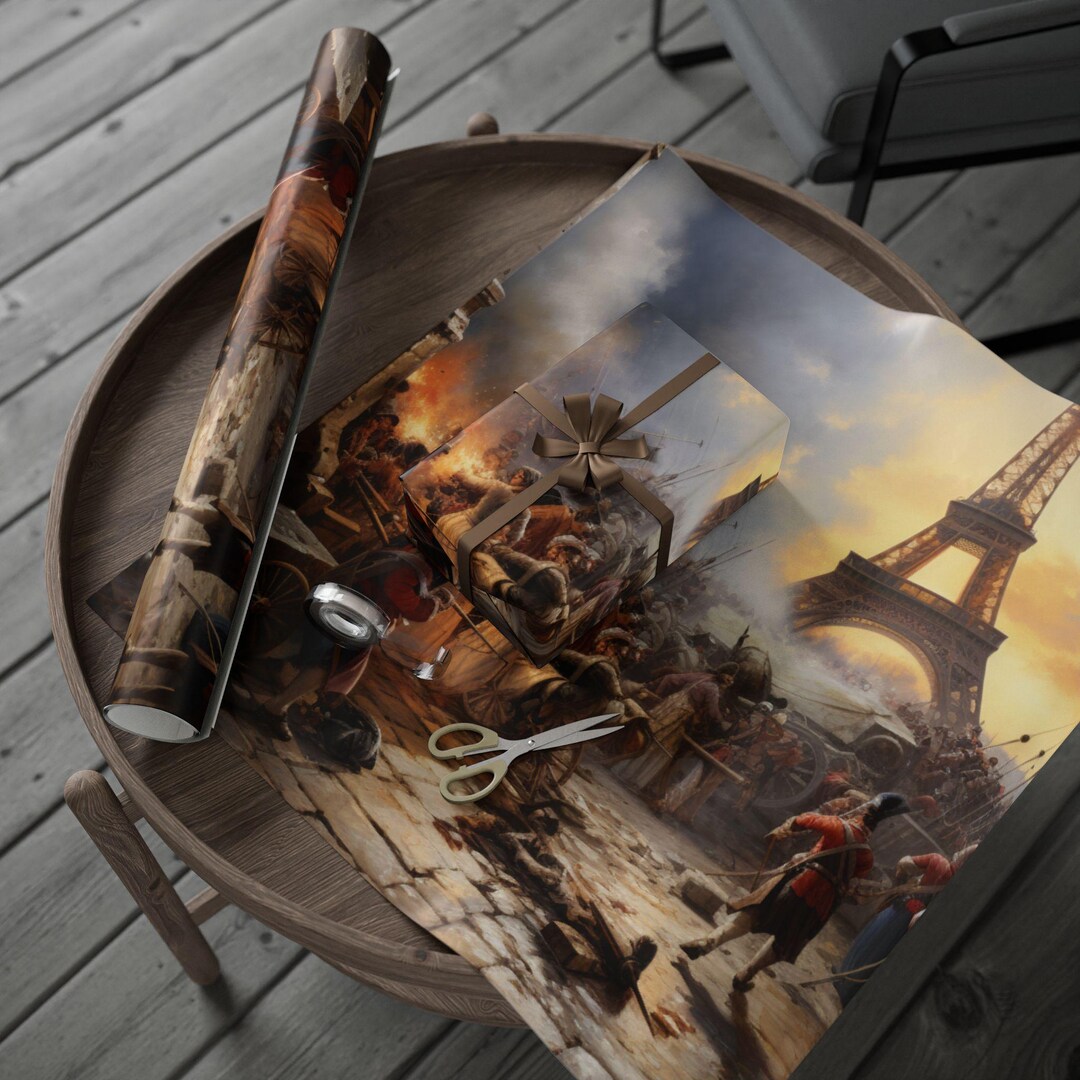 French History Wrapping Papers for Gift Giving, Unique Birthday ...