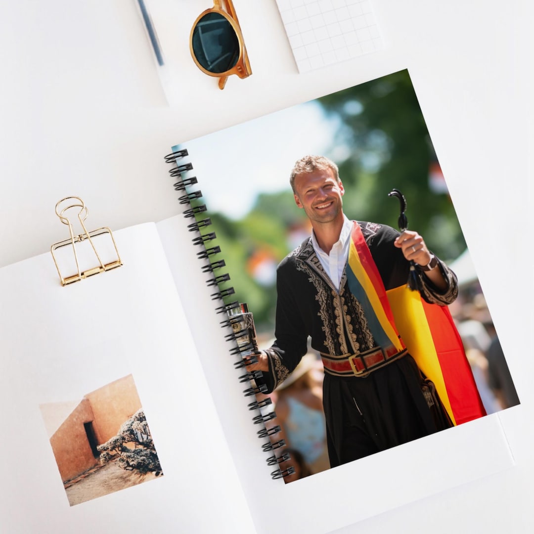 German Celebrations Spiral Notebook - Ruled Line, Inspirational Journal ...
