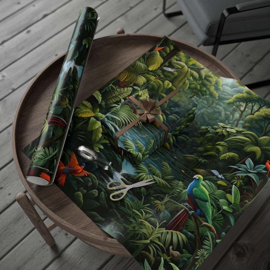 Rainforest Rendezvous Wrapping Paper, Eco-friendly Gift Wrap for All ...