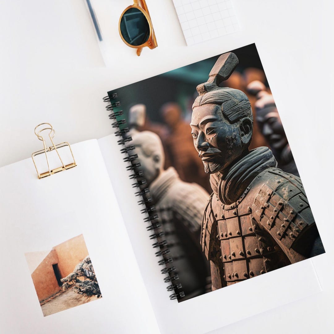 Terracotta Warriors Spiral Notebook - Ruled Line, Inspirational Writing ...