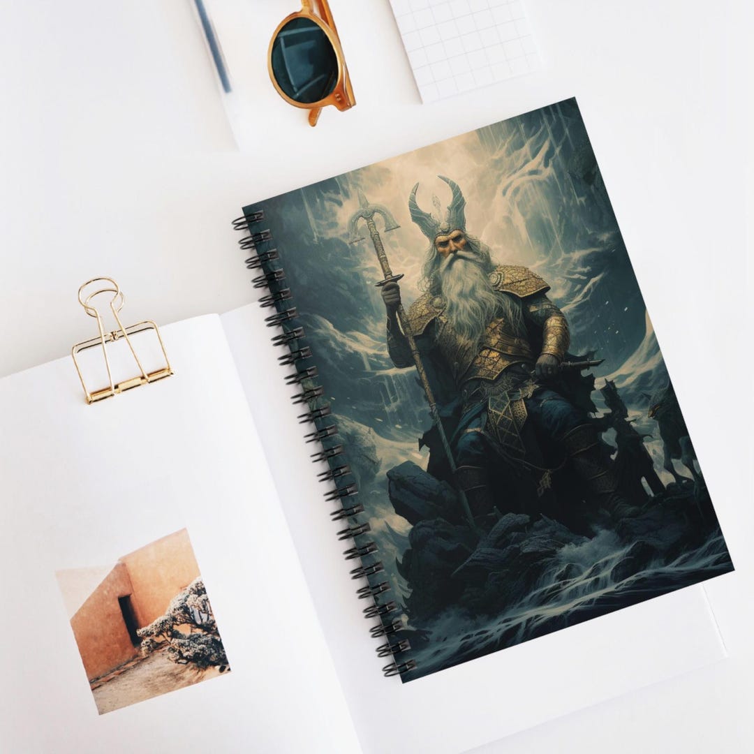 Norse Mythology Spiral Notebook - Ruled Line, Norse Mythology Journal ...