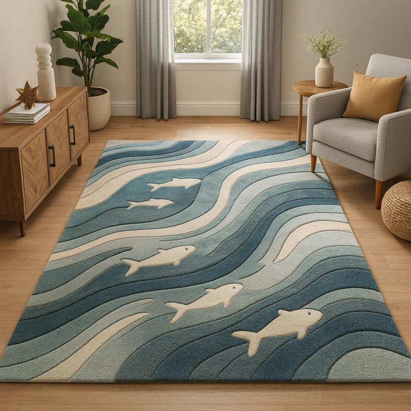 Fish Tufted Rugs - Etsy