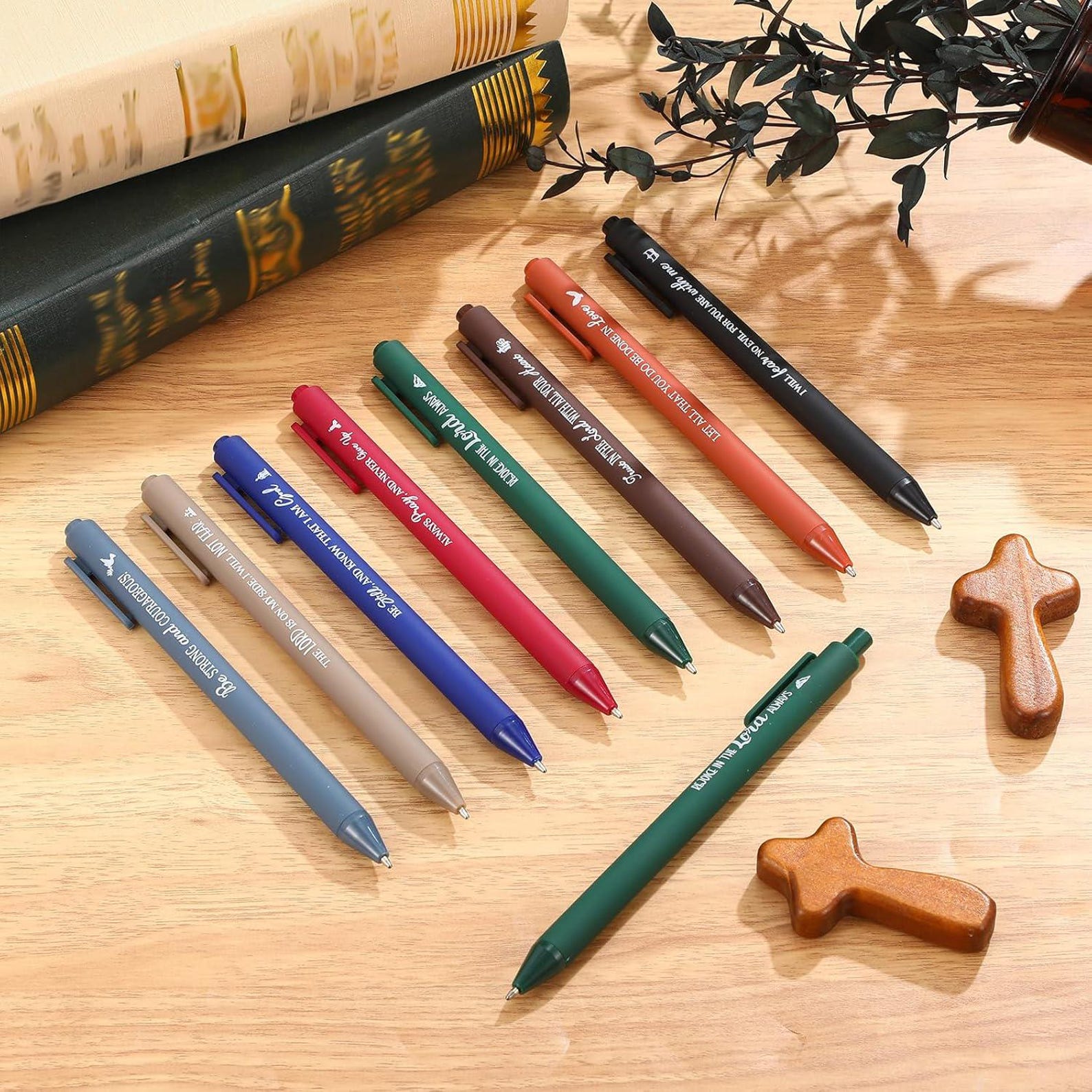 Bible Verse Pen Set | Inspirational Christian Gift, Set of 8 - Etsy