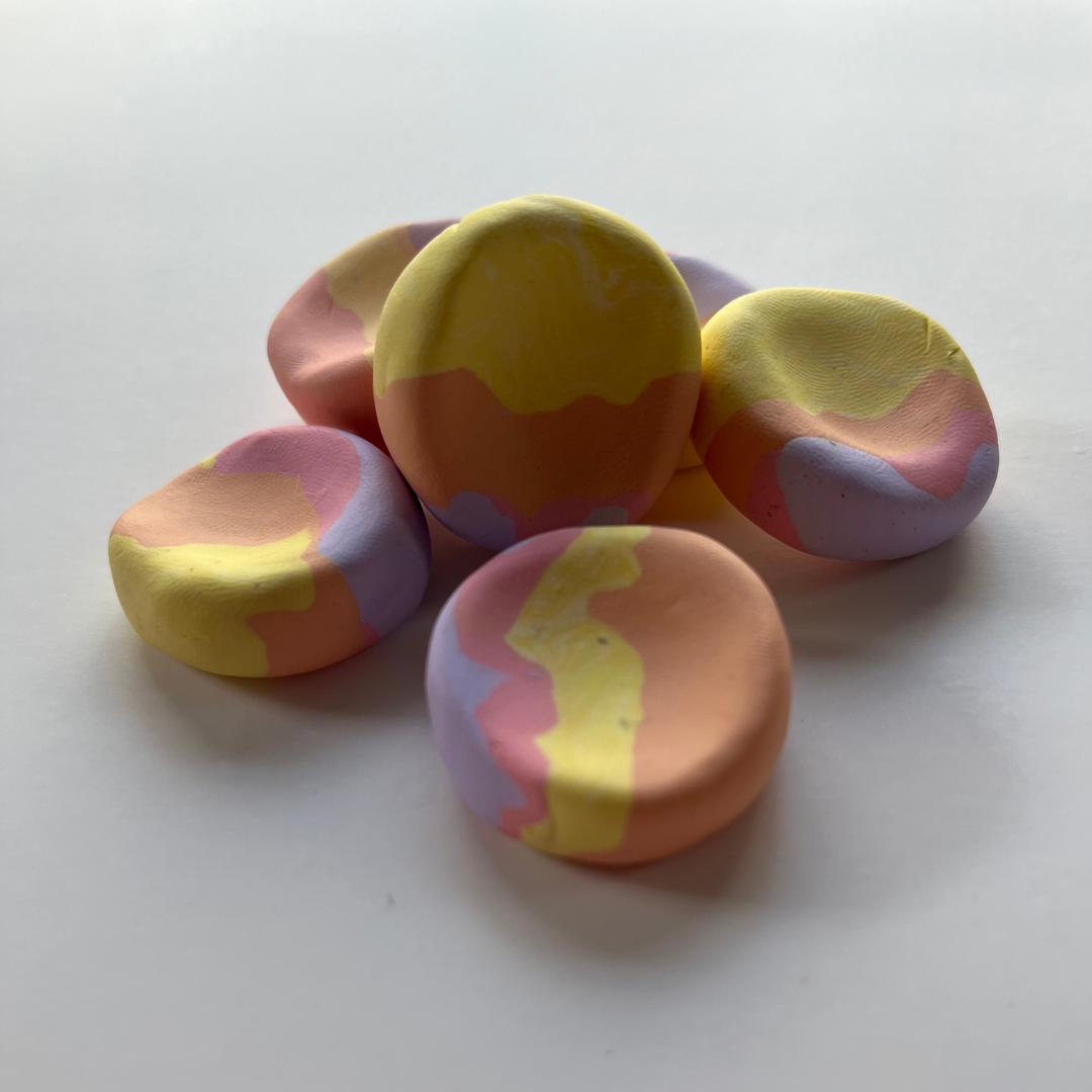 Twilight and Sunset Worry Stones – Handmade Gradient Stress Relief ...