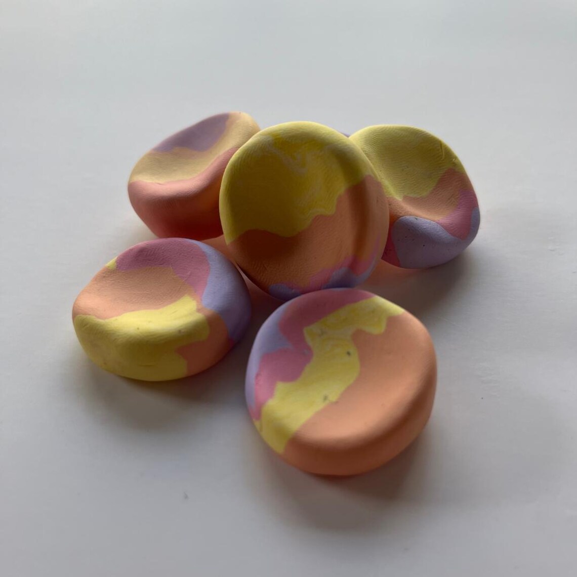 Twilight and Sunset Worry Stones – Handmade Gradient Stress Relief ...