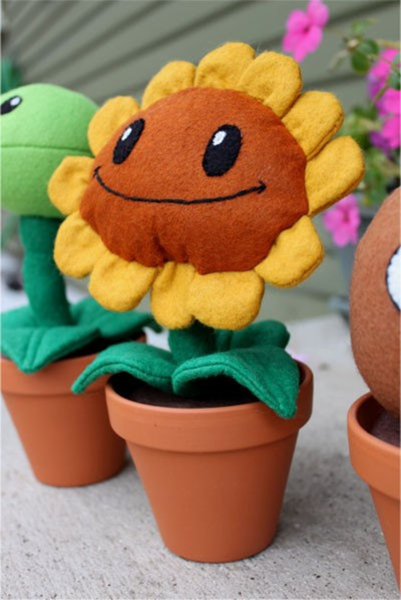 PDF DOWNLOAD Sewing Pattern Sunflower Plant in a Clay Pot - Etsy