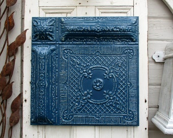 Blue Tin Ceiling Tile - Etsy