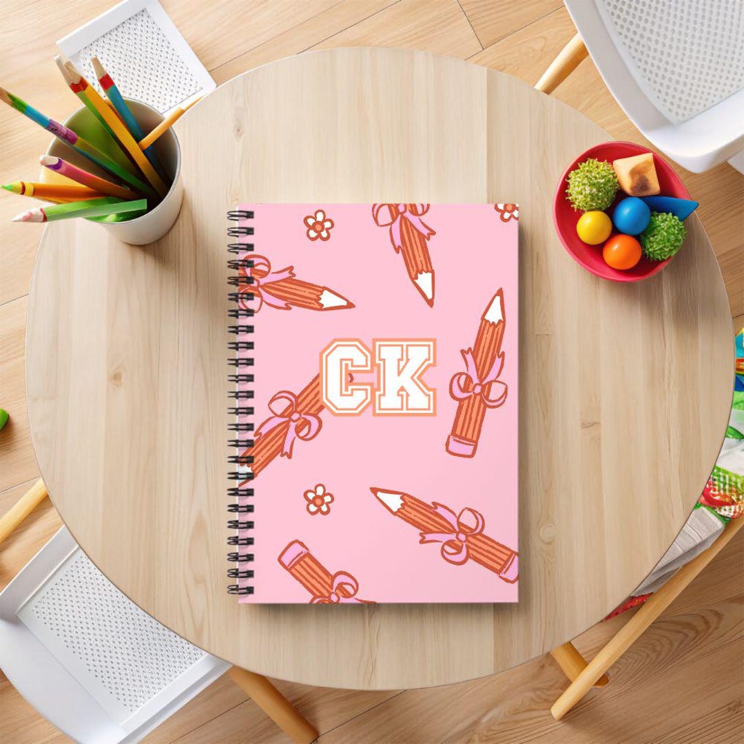 Custom Notebook for Teacher, Cute Teacher Planner for Lesson Plans ...