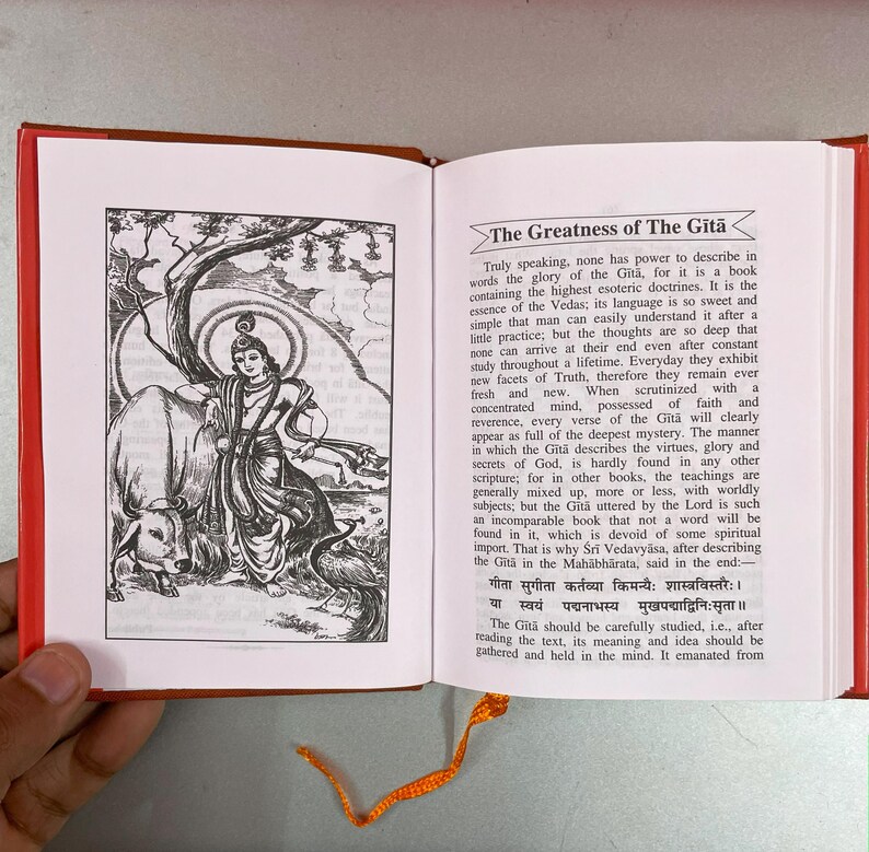 Bhagavad Gita Book – Gita Press English Translation With Sanskrit Text ...