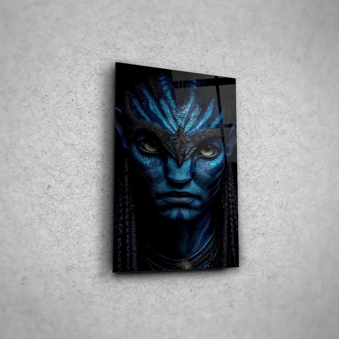 Avatar Tempered Glass Wall Art, Marble Design, Luxury Movie Decor - Etsy