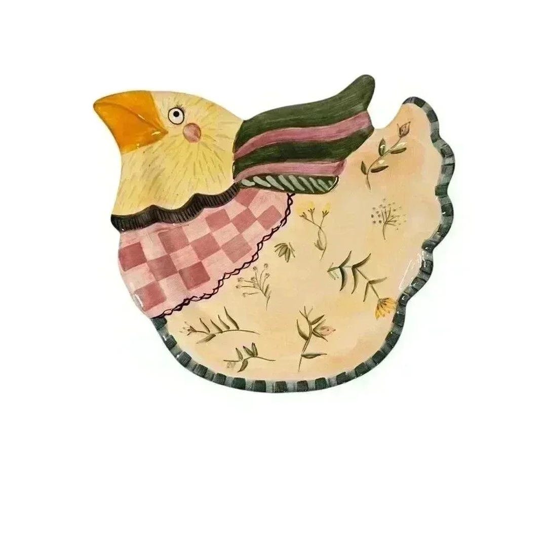 Fitz and Floyd Gypsy Chicks Canape Plate/ Wall Hanging - Etsy