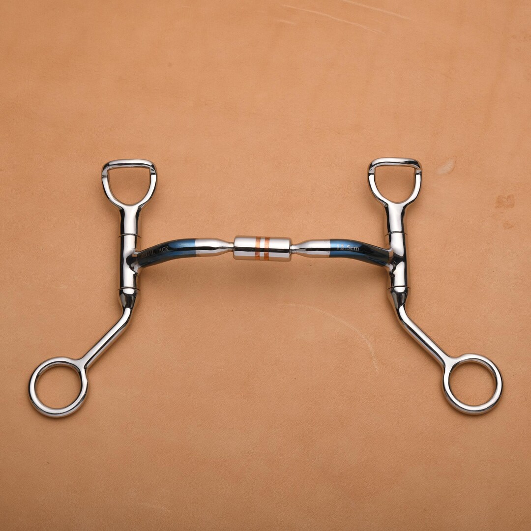 Regal Tack Short Shank Sweet Iron Forward Mouth Copper Roller Horse ...