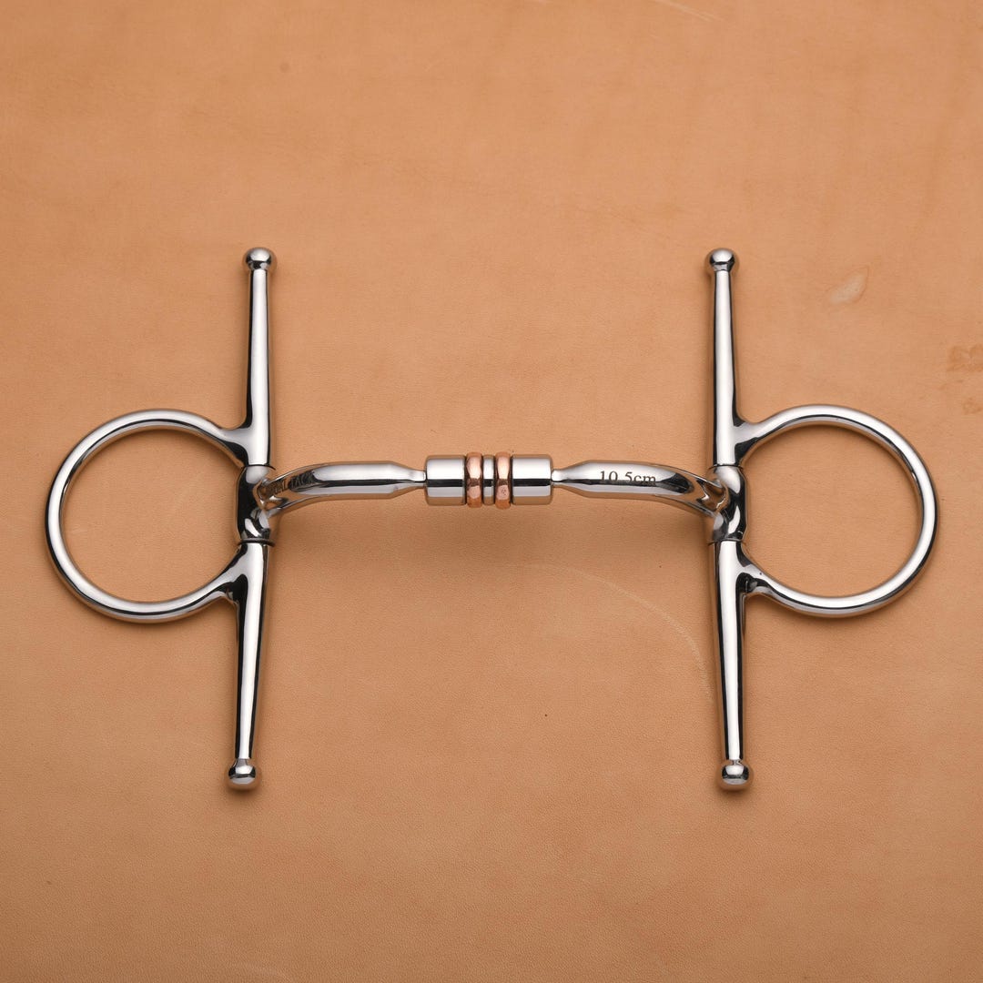 Regal Tack Full Cheek Ergonomic Forward Mouth Copper Rollers Snaffle Horse Bit - Etsy