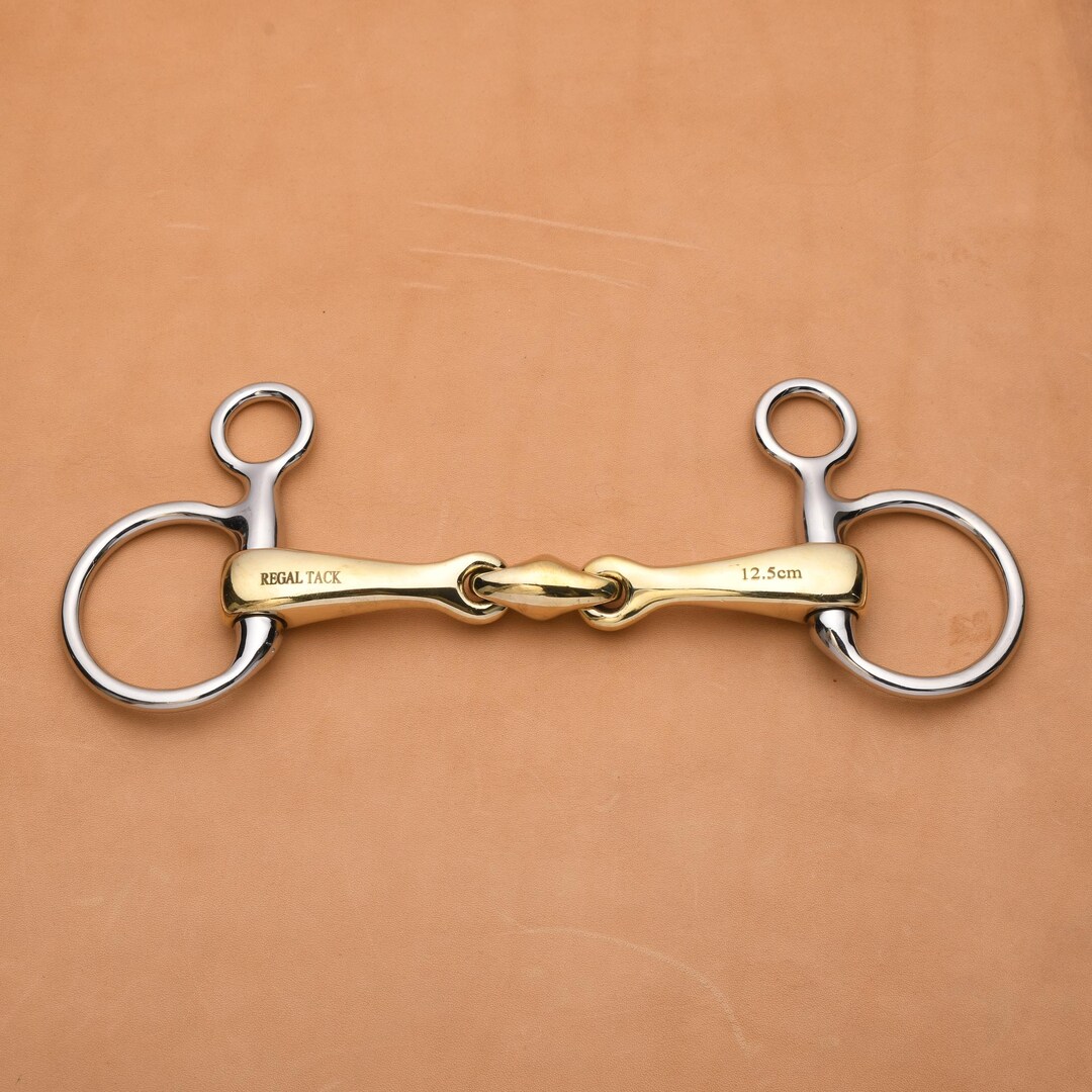 Regal Tack Baucher German Silver Double Jointed Curved Mouth Horse ...