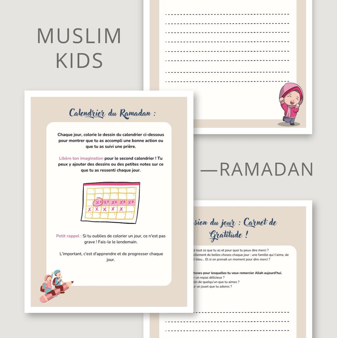 Ramadan Guide for Kids; Ramadan Activities for Kids; Kids Ebook ...