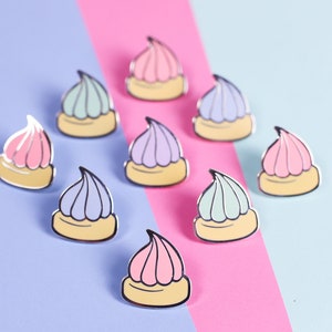 Pastel Iced Gem Biscuit Enamel Pin / Pin Badge - Flair - Enamel Badge ...