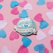 Bespoke Jammy Heart Enamel Pin Wedding Favours - Etsy