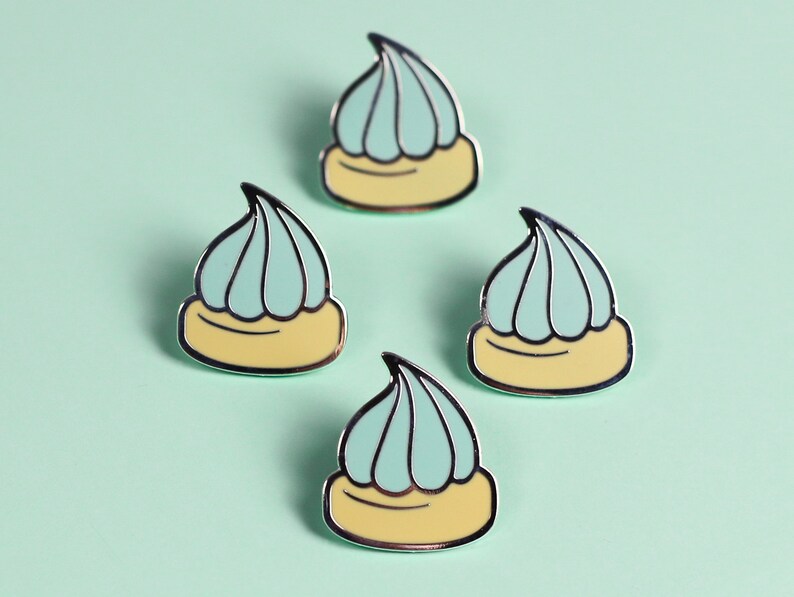 Pastel Iced Gem Biscuit Enamel Pin / Pin Badge Flair - Etsy