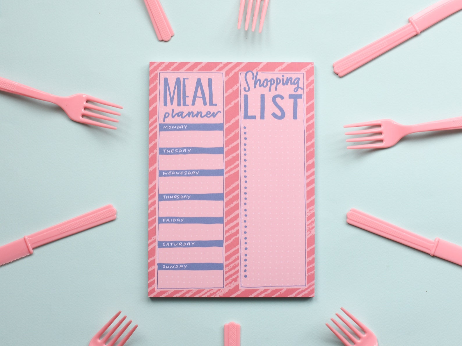 Meal Planner Pad - Dinner Planner Notepad - Desk Pad - Fridge Pad - Etsy