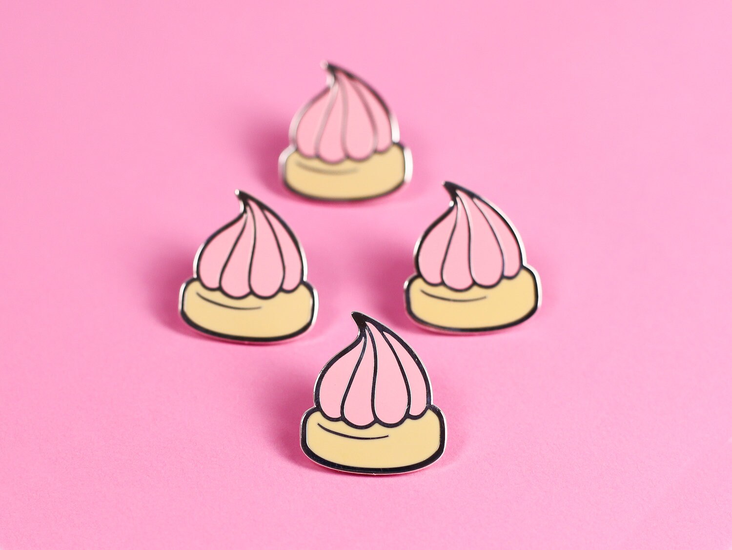 Pastel Iced Gem Biscuit Enamel Pin / Pin Badge Flair - Etsy UK