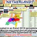 Netherlands Map: Excel Template With Macros (digital Download) - Etsy