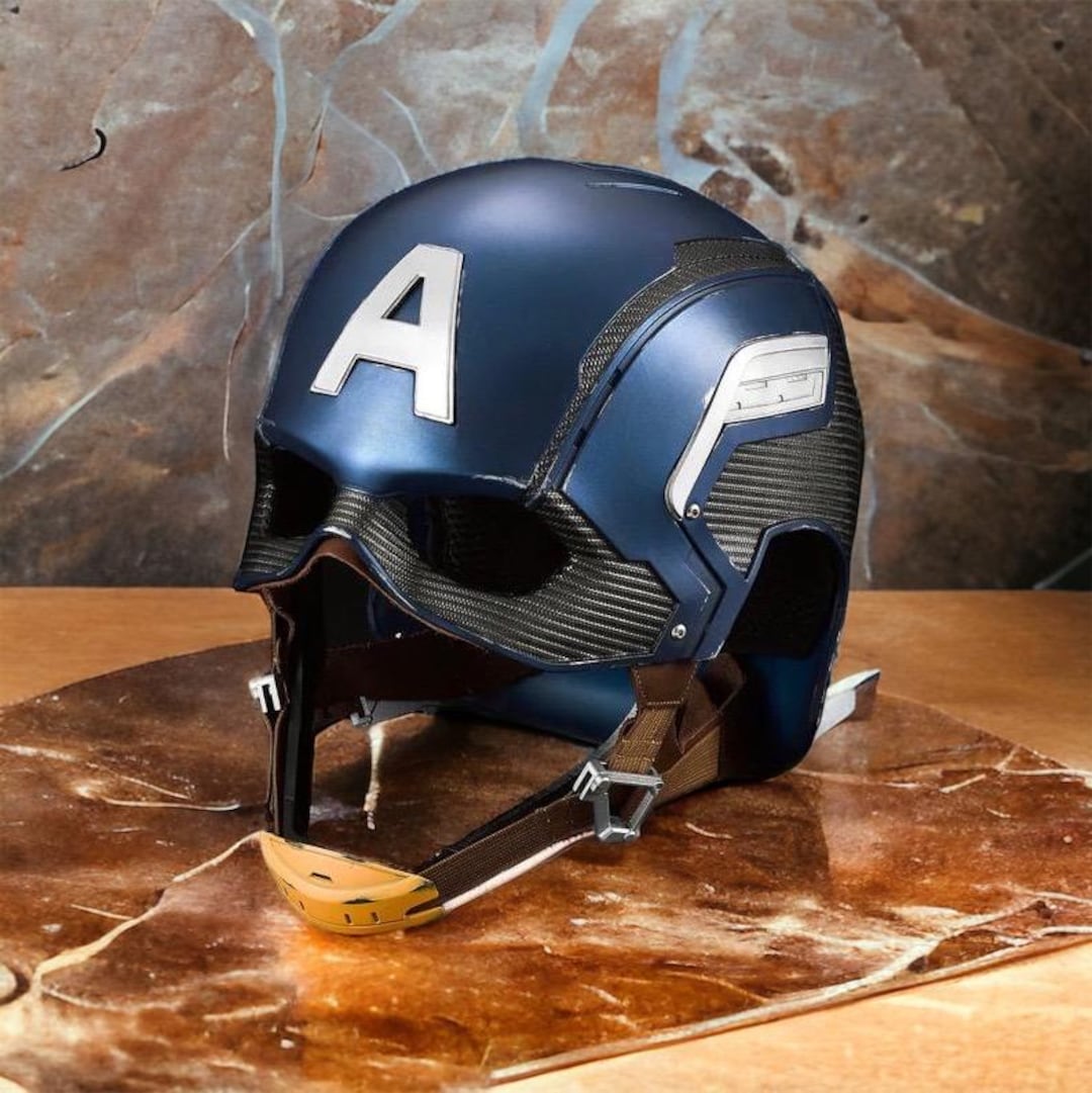 Captain America Wearable Helmet - Etsy