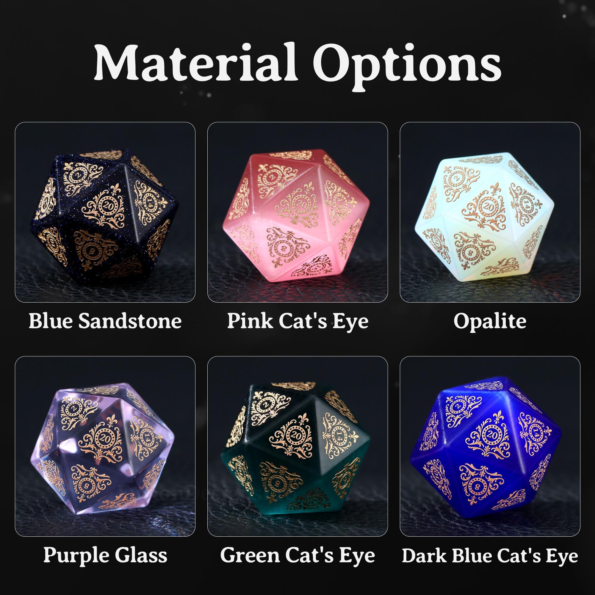 Custom Wedding Dice - Personalized DND Dice, Crystal Dice, Custom D20 ...