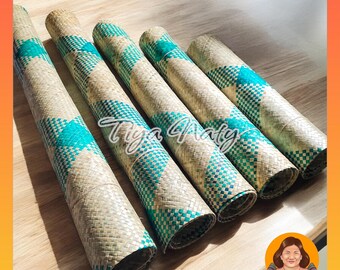 TIYA NATY Anahaw Native Handheld Fan Simple Wedding Souvenir Giveaways ...