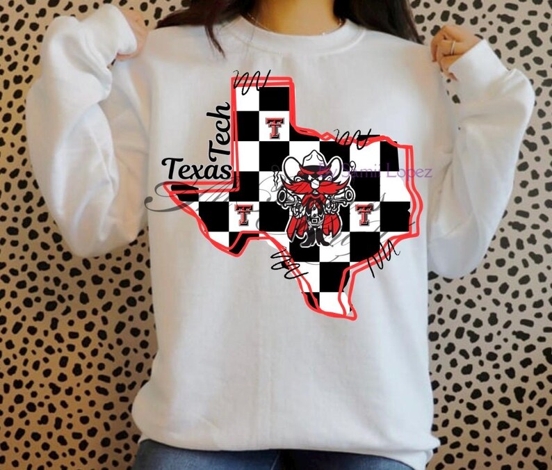 Checkered Texas PNG File Tech Texas - Etsy
