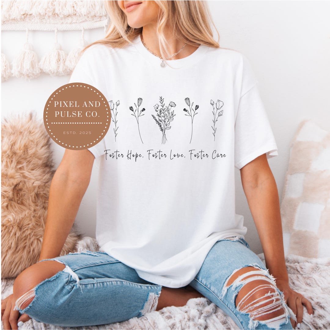 Foster Hope Floral PNG: Foster Care Download (digital File) - Etsy