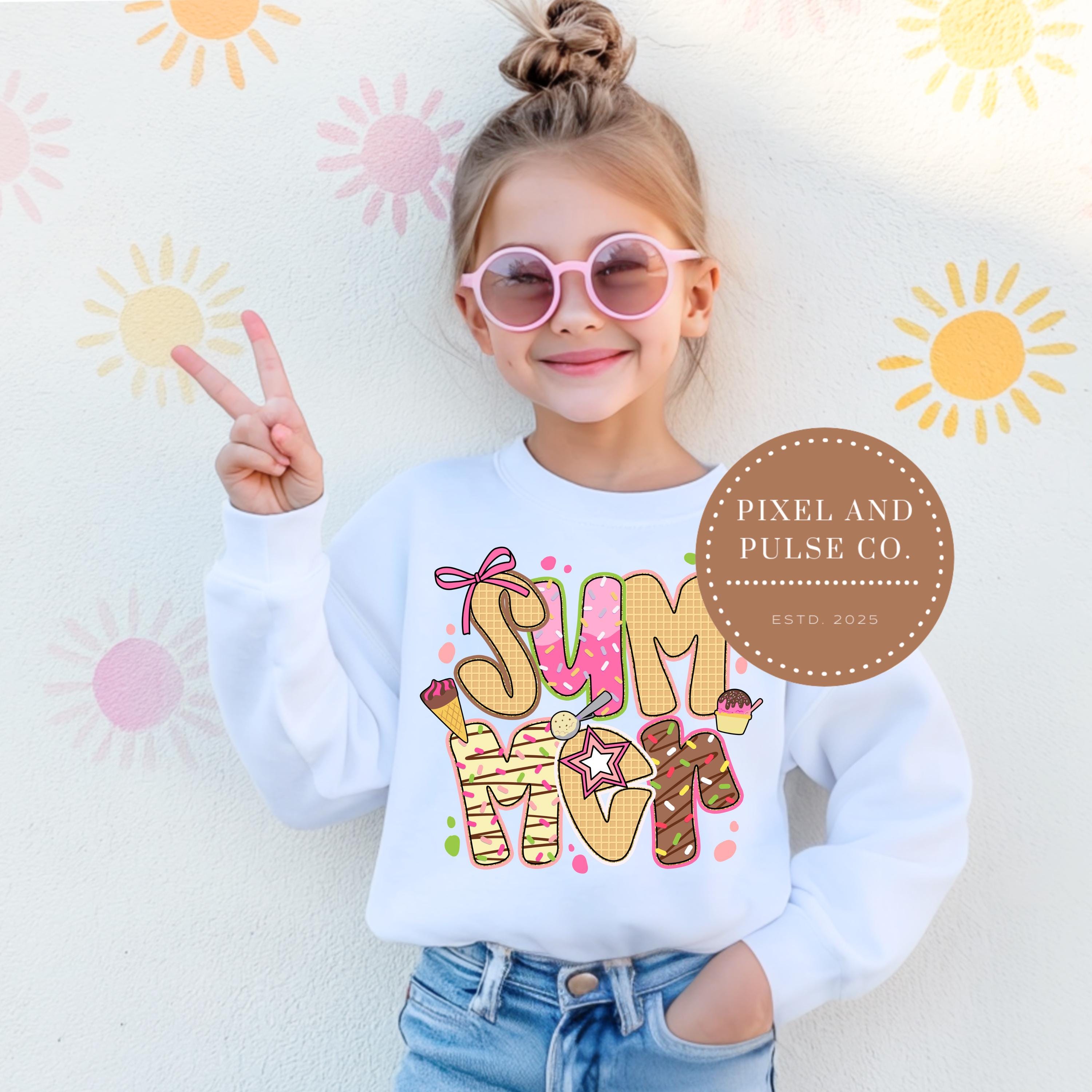 Preppy Summer Ice Cream Png, Coquette Summer Vibes PNG, Summer Ice ...