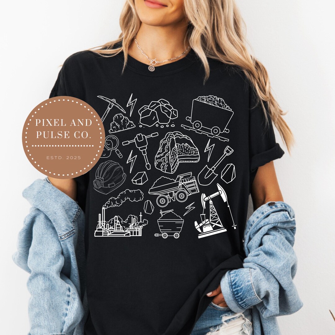 Coal Miner Doodle PNG, Coal Miner Wife, Coal Mining Design, Miner Wife ...