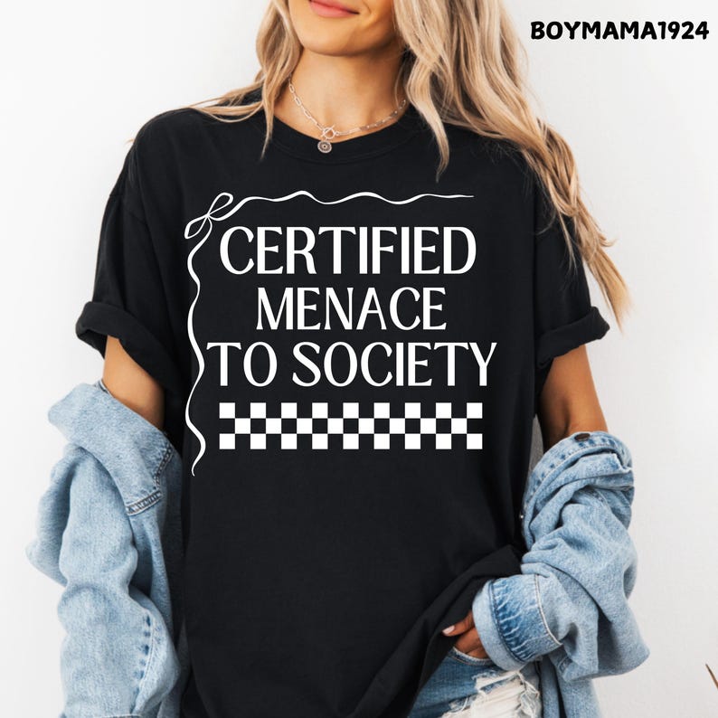 Certified Menace to Society PNG, Svg, File for Sublimation, Menace Png ...