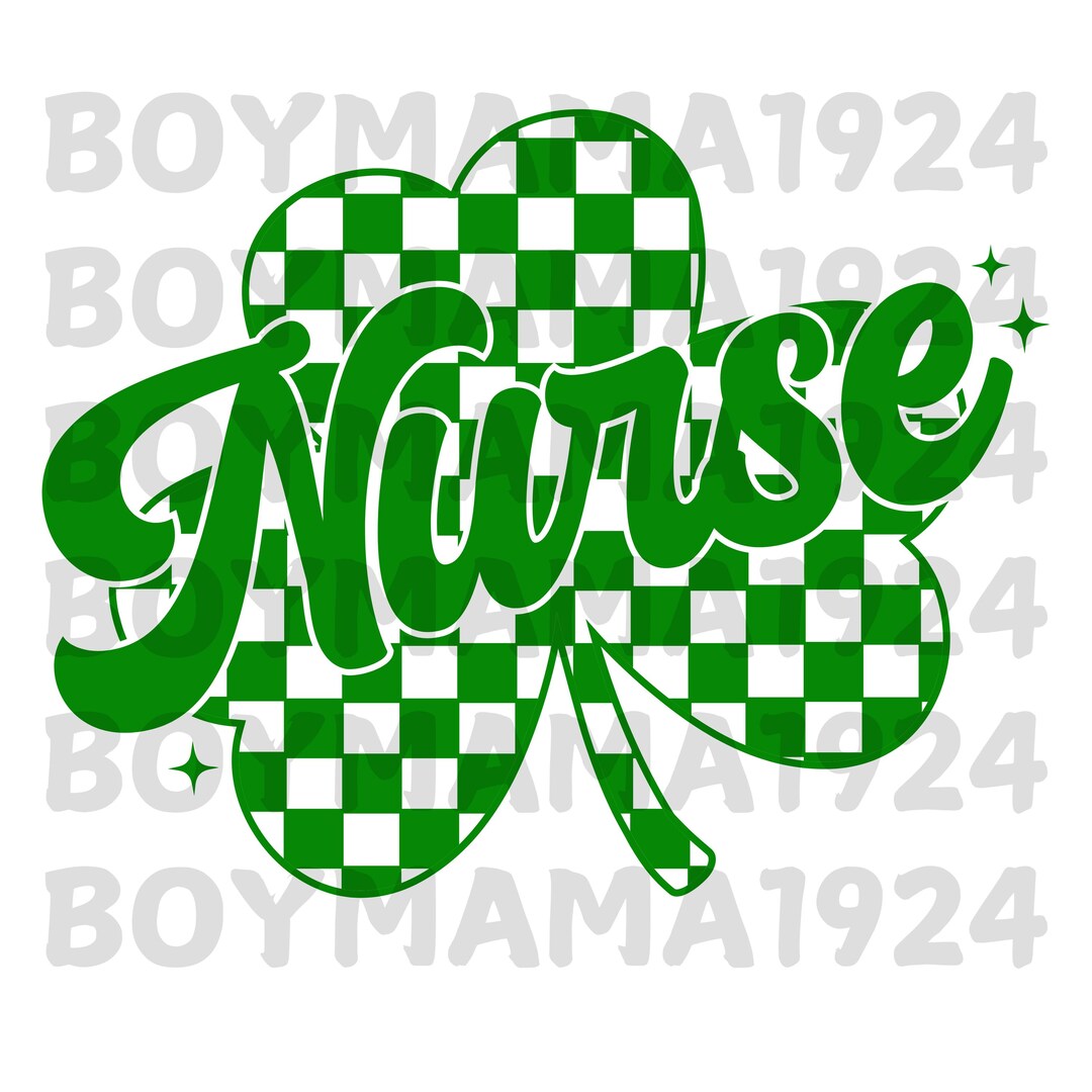 St Patrick's Day Nurse PNG, Lucky Png, File for Sublimation, Svg ...