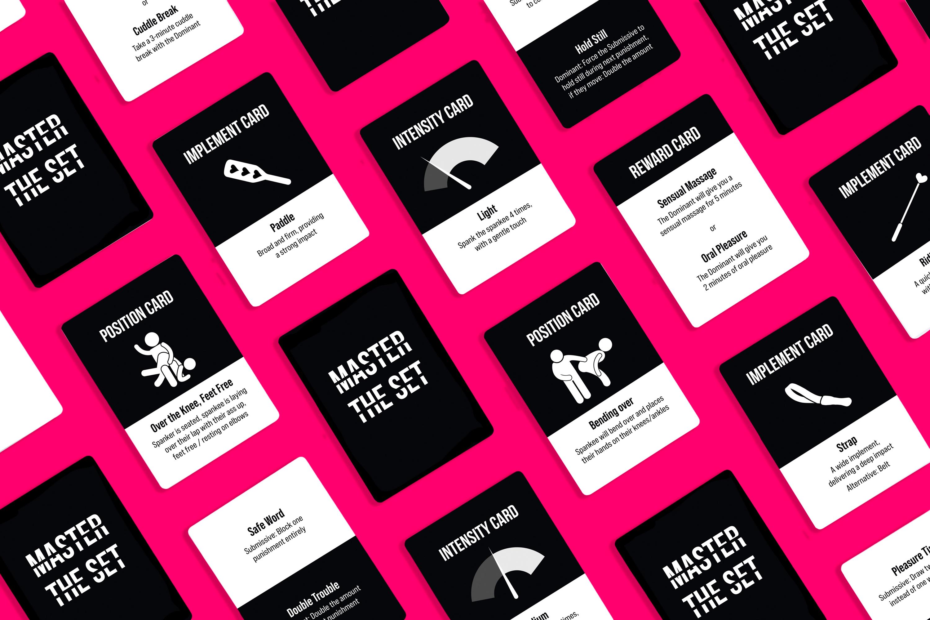 Master the Set, Spanking Card Game - Spanking, Rewards and Punishments ...