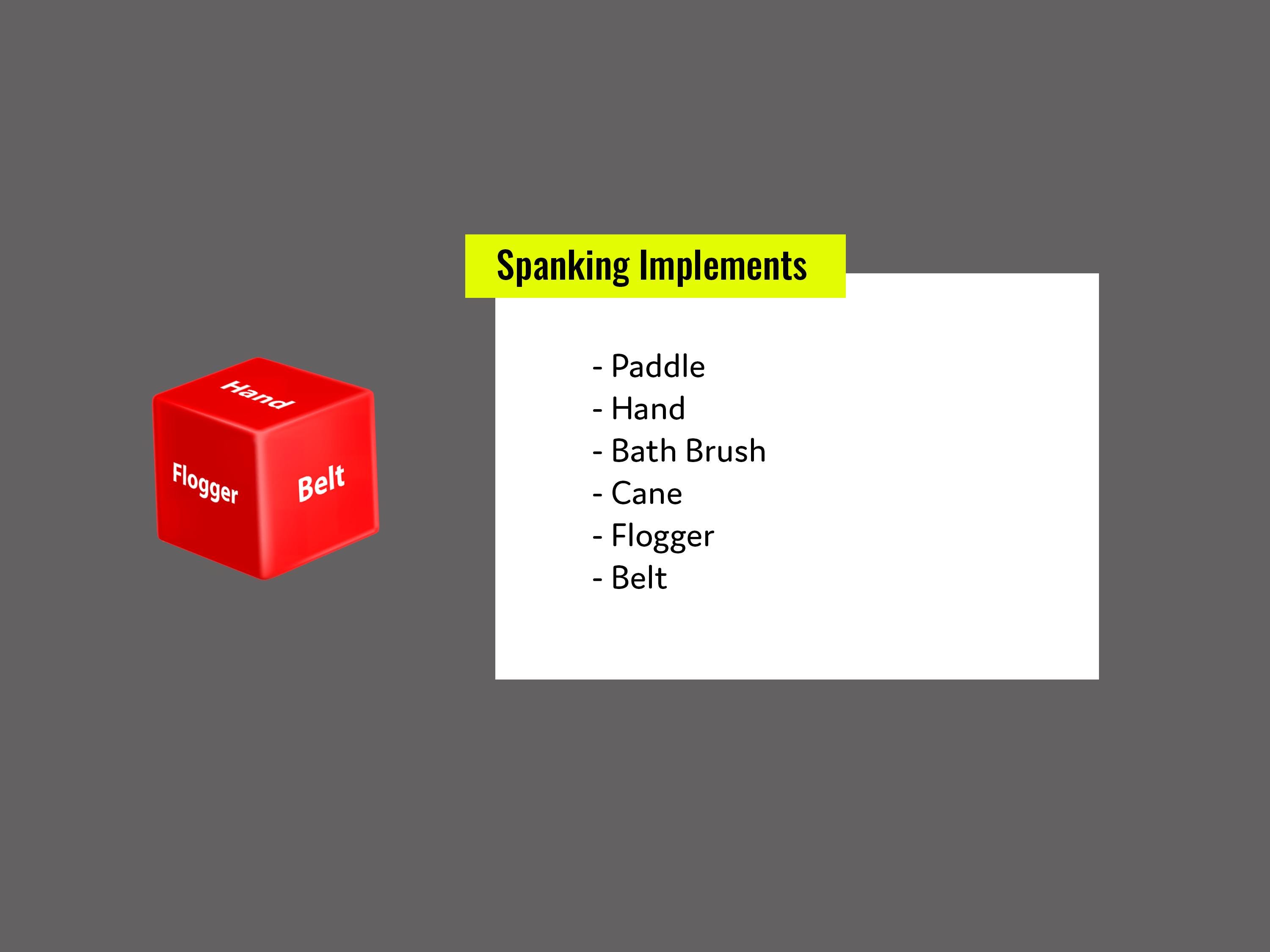 Dice of Discipline, Spanking Dice Game - Spanking, Rewards and ...