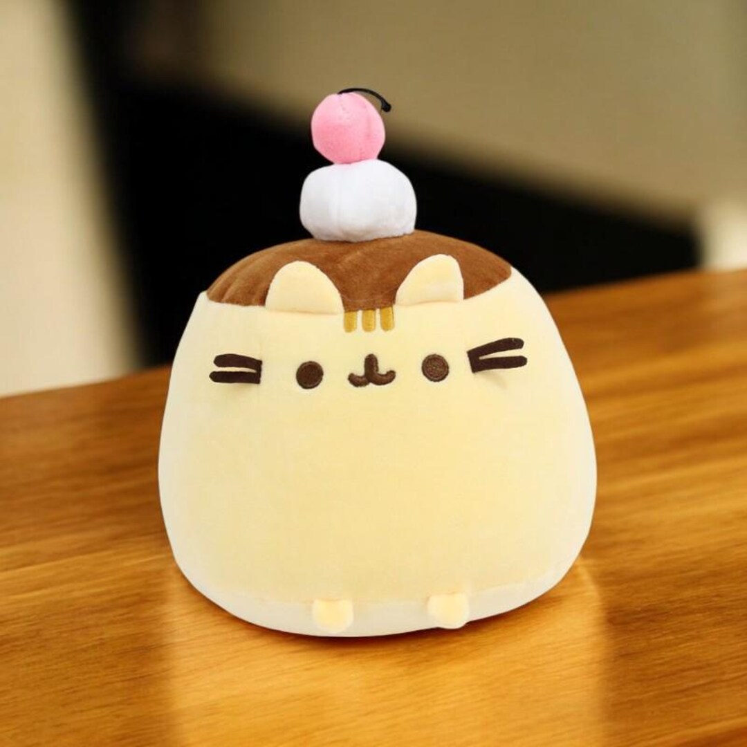 Cute Pudding Cat Plush – Soft and Cuddly Toy, Perfect - Etsy