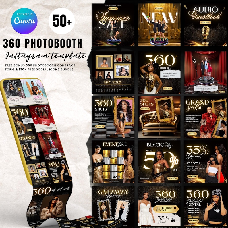 360 Photo Booth Instagram Template, 50+ Photo Booth Templates, 360 ...