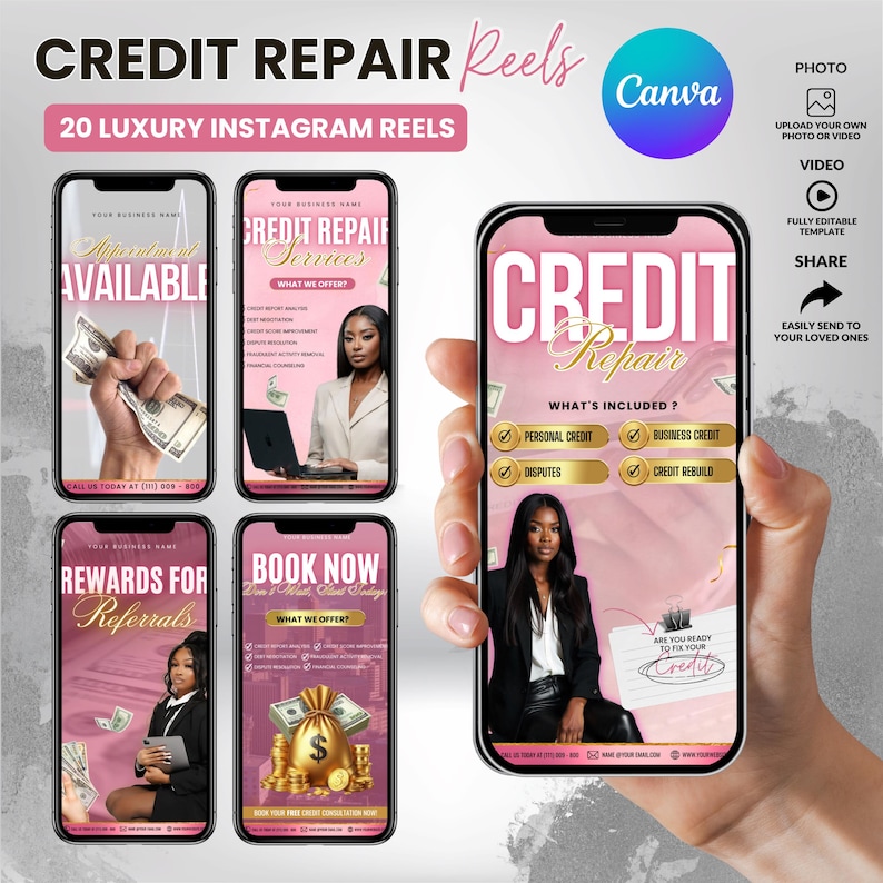 Credit Repair Instagram Reels, Credit Repair Marketing, Credit Repair ...