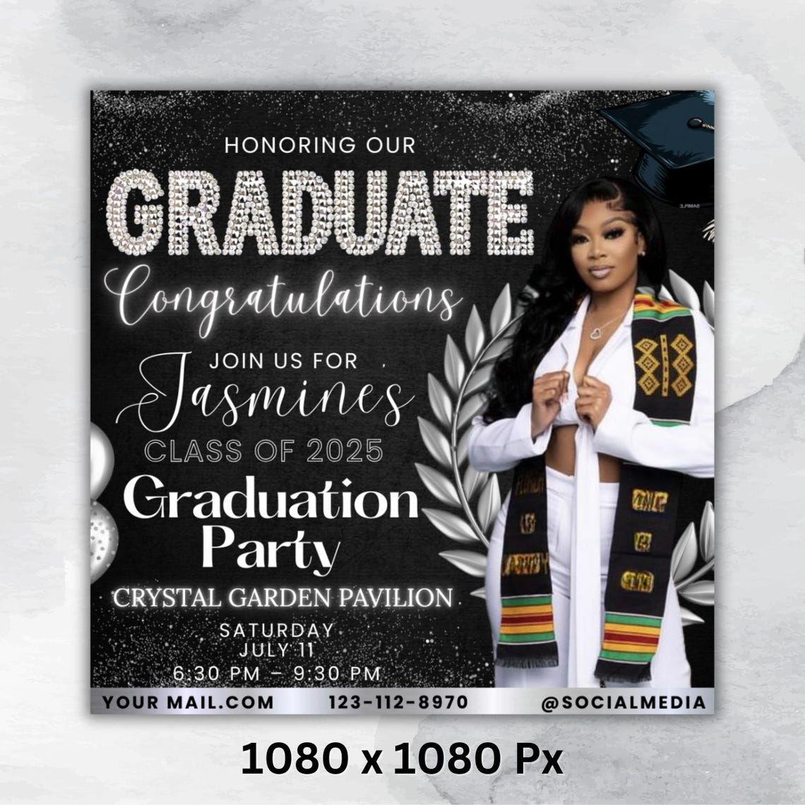 Graduate Flyer, Graduation Party, Graduation Invitation, Grad She Did ...