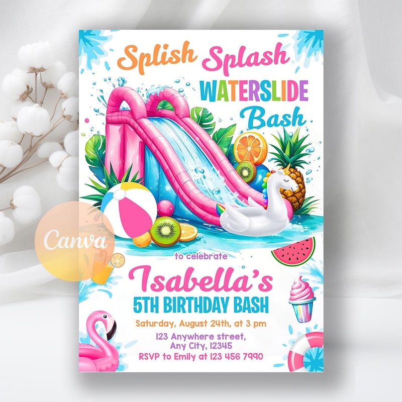 Water Slide - Etsy