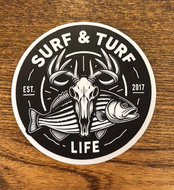 Surf and Turf Sticker - Etsy