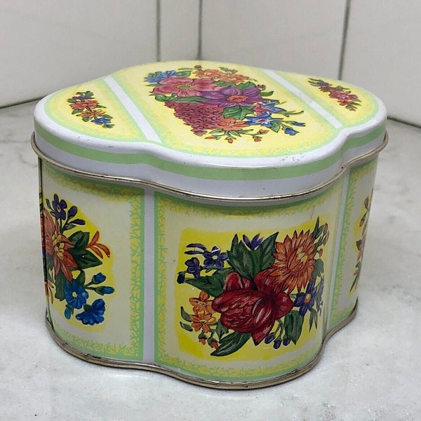 Floral Tin - Etsy
